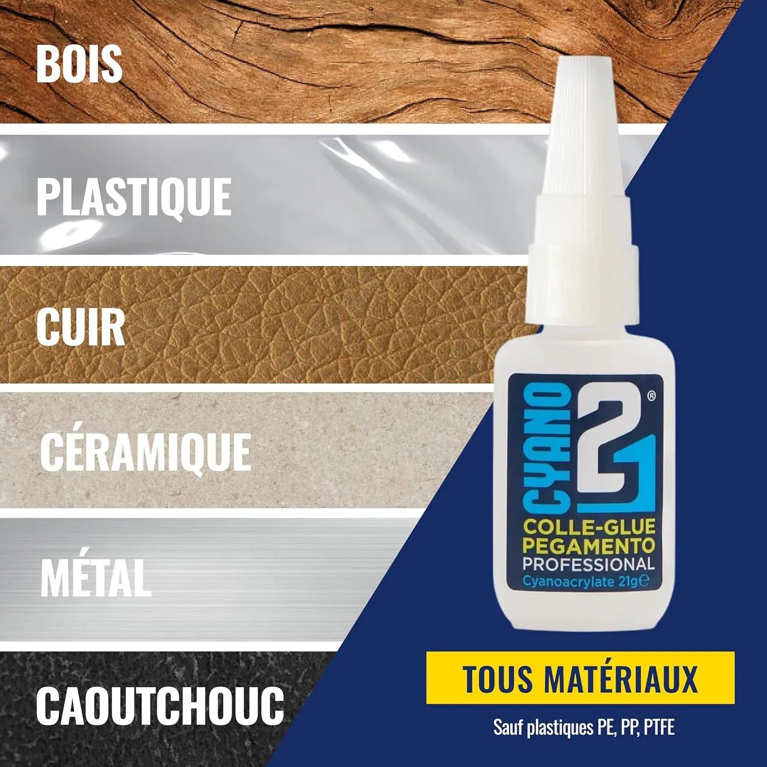 Super Glue Cyano Colle21: Adhesion Instantanée et Fiable