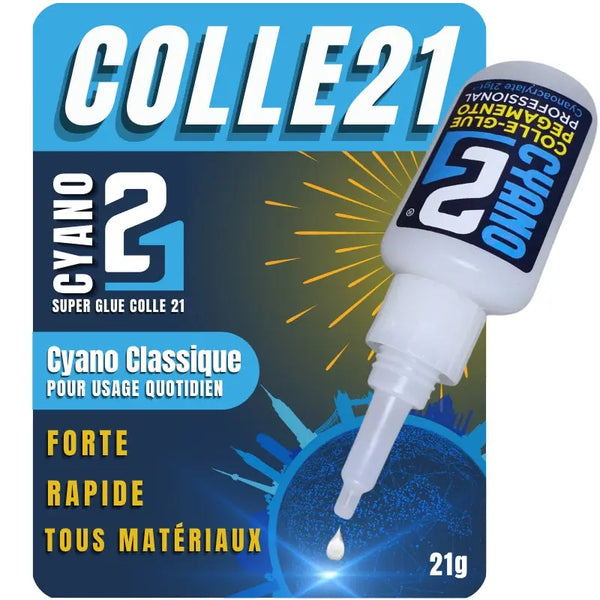 Super Glue Cyano Colle21: Adhesion Instantanée et Fiable